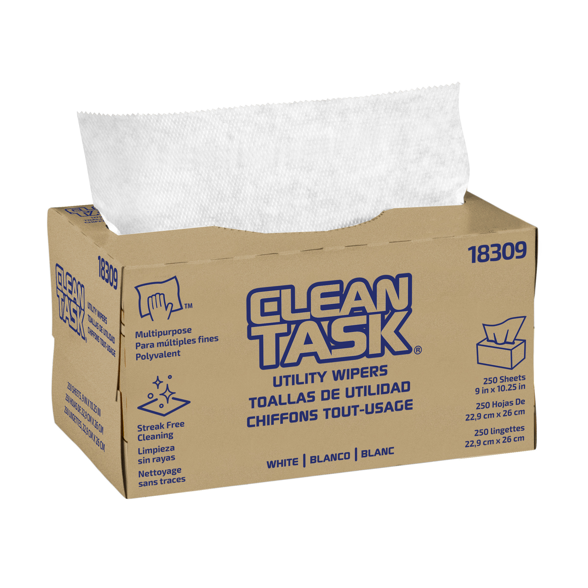 Clean Task® Utility Wipers (250 sheets/box, 24 bxs/case) | Star ...