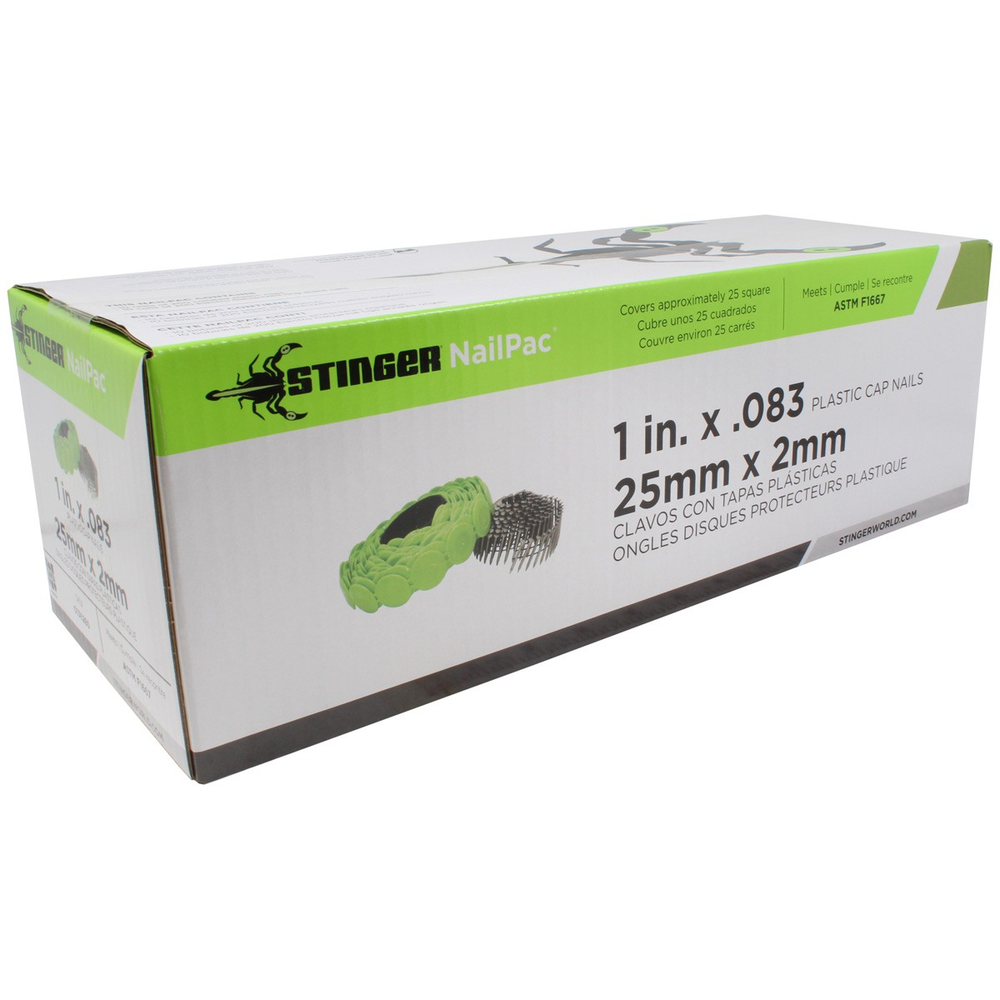 .083 Cap Nails - Galvanized (8,000/case) | Star Packaging Supplies ...