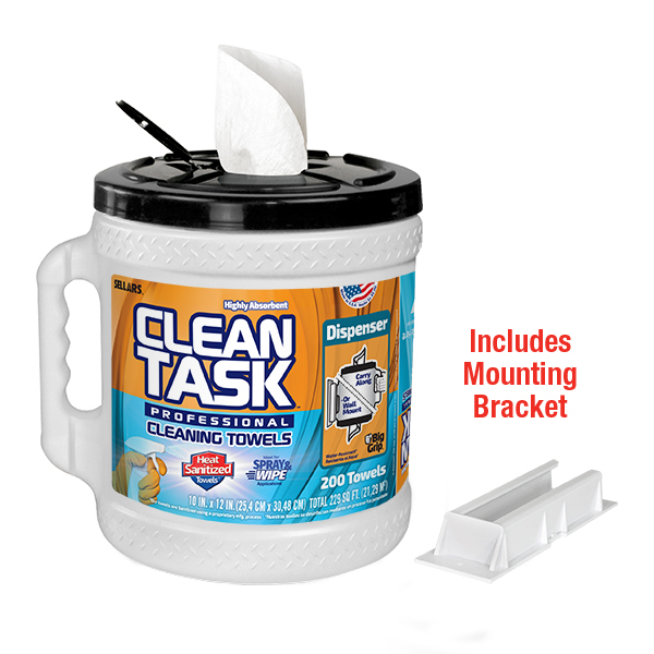Clean Task™ Professional Cleaning Towels Big Grip® Dispenser | Star ...